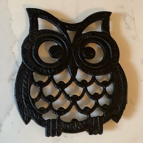 Kitchen | Vintage Owl Trivet Cast Iron | Poshmark